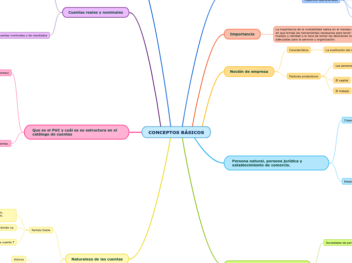 CONCEPTOS BÁSICOS - Mind Map